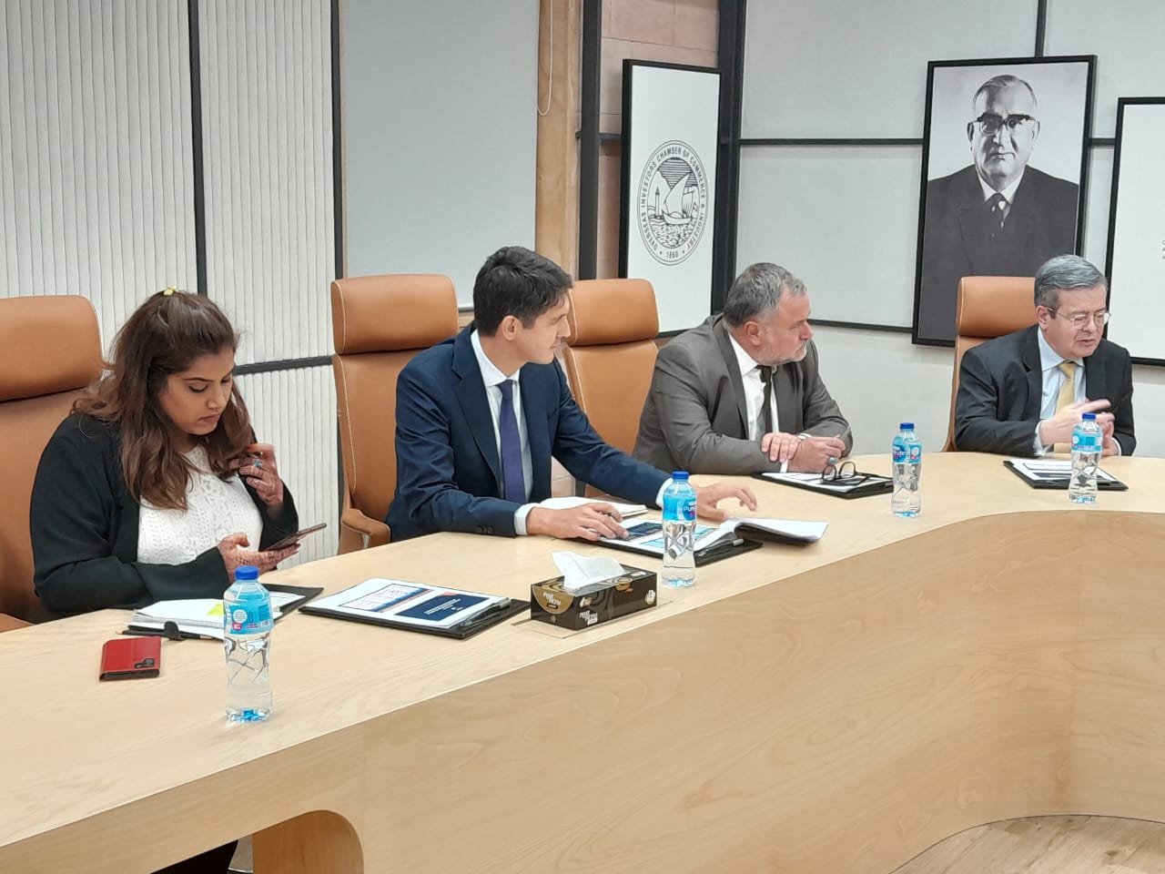 French Ambassador, His Excellency Mr. Nicolas Galey, along with senior ...