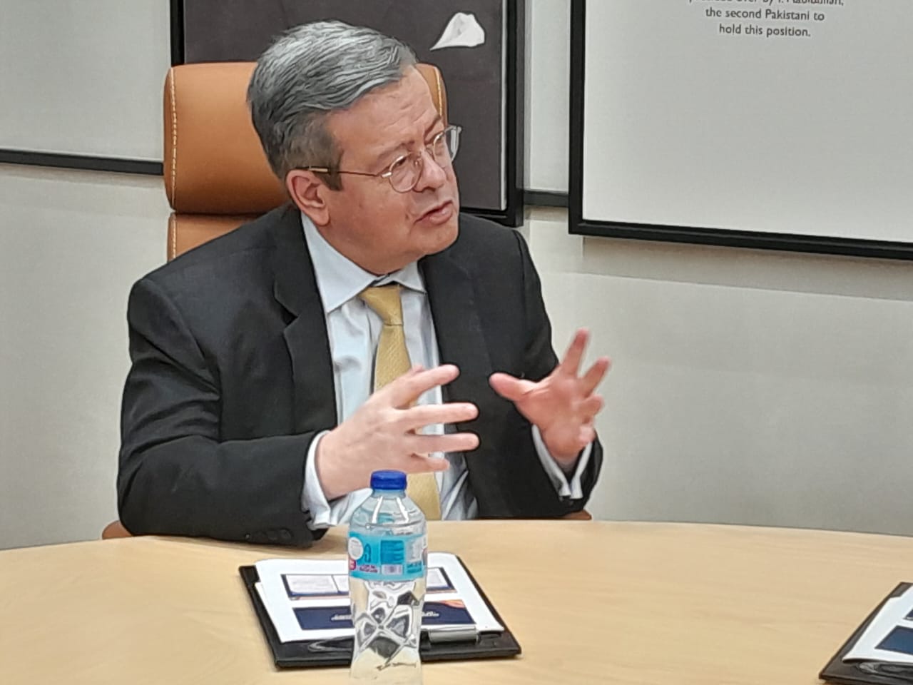 French Ambassador, His Excellency Mr. Nicolas Galey, along with senior ...