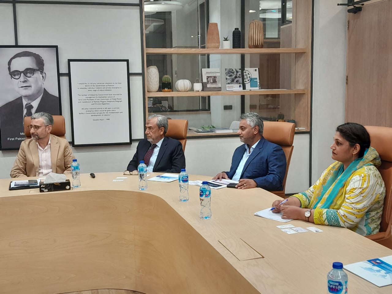 French Ambassador, His Excellency Mr. Nicolas Galey, along with senior ...