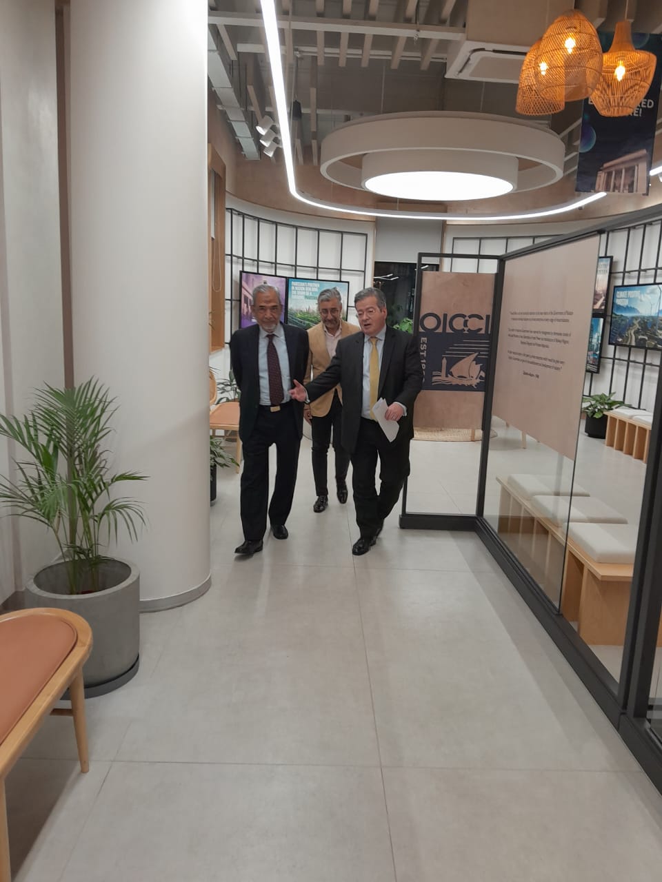 French Ambassador, His Excellency Mr. Nicolas Galey, along with senior ...